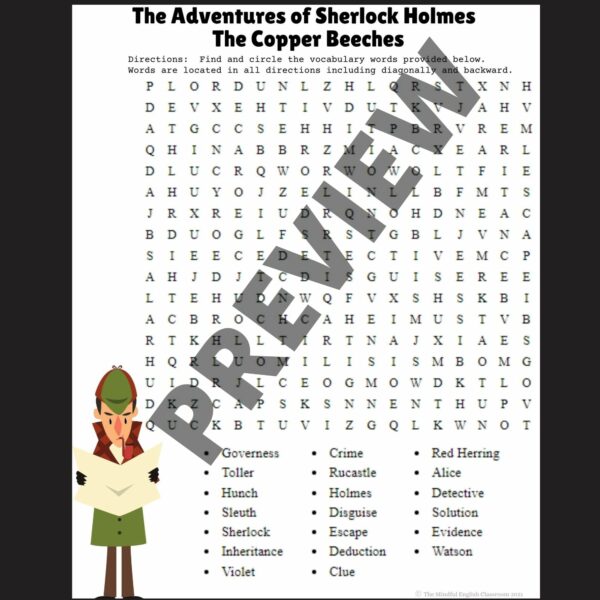 Sherlock Holmes, The Copper Beeches Reader's Theater Script, Questions ...
