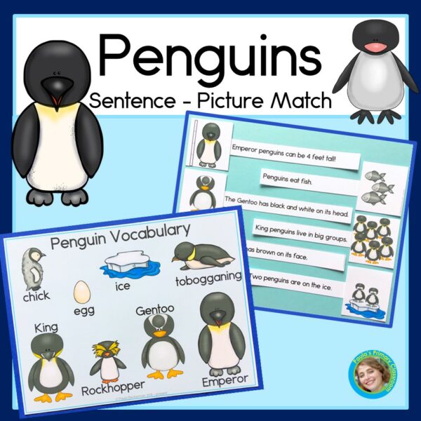 Penguin Sight Word Sentences Reading Comprehension Writing and Science ...