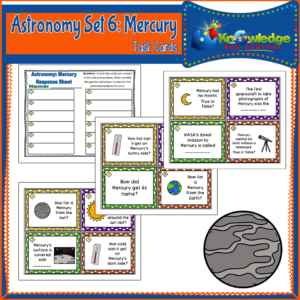 Astronomy Task Cards: Set 6: Mercury | Made By Teachers
