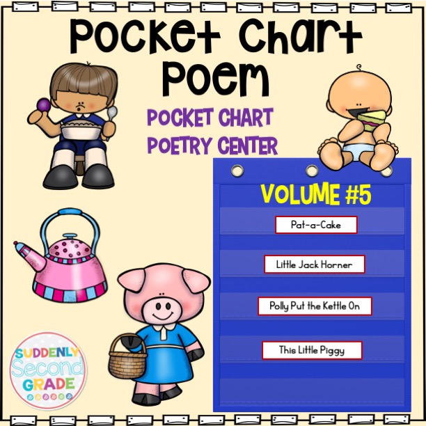 Pocket Chart Poem Mary Mary Quite Contrary Nursery Rhyme | Made By Teachers
