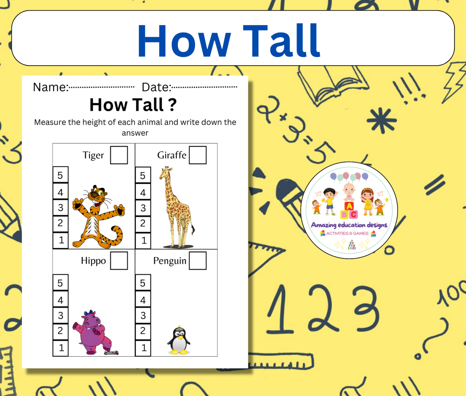 How Tall | Made By Teachers