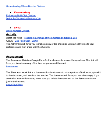 Complete Online Distance Learning 5th Math Division 5.N.1.2 | Made By ...