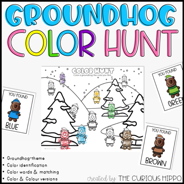 Groundhog Color Identification and Matching | Made By Teachers