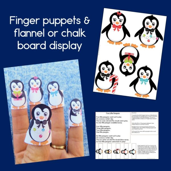 Penguin Counting Story and Guided Reading Book | Numbers Number Words ...