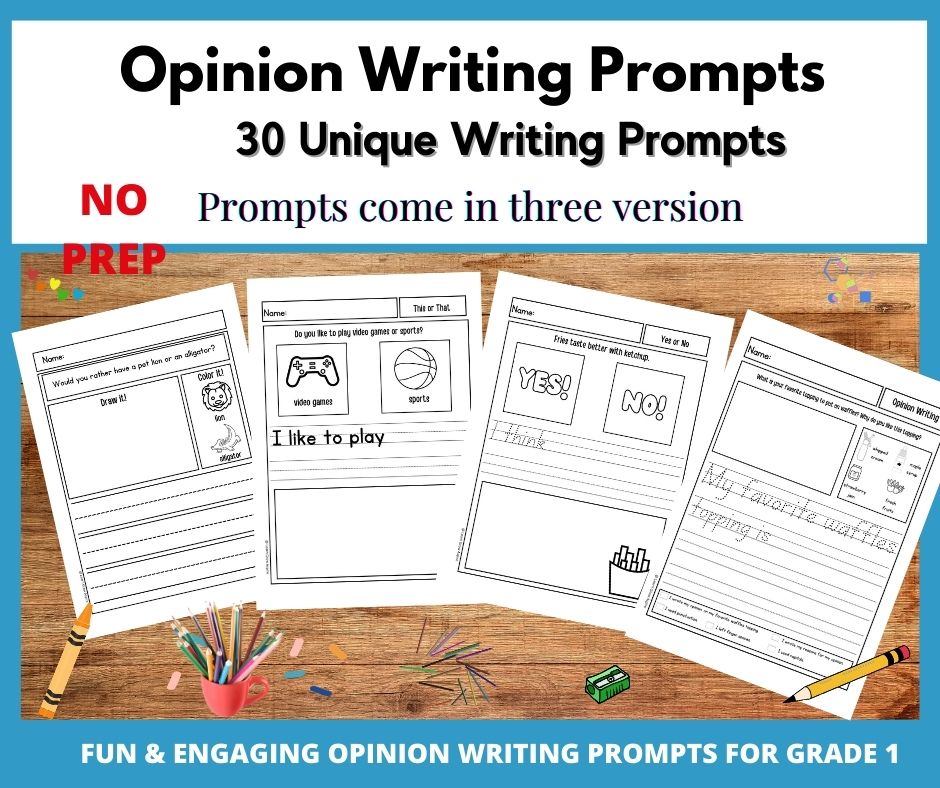 Opinion Writing Unit Third Grade Opinion Writing Prompts Worksheets 