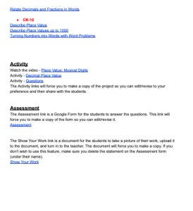 Complete Online Distance Learning 5th Math Read & Write Decimal Numbers ...