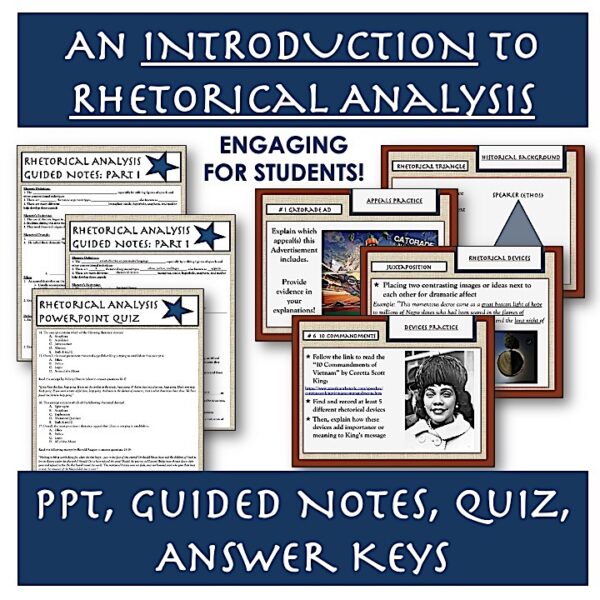 Rhetorical Appeals & Devices Unit Bundle - A Complete Rhetorical ...