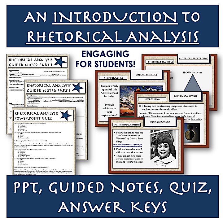 An Introduction To Rhetorical Analysis PPT Guided Notes Practice An Introduction To Rhetorical Analysis PPT Guided Notes Practice
