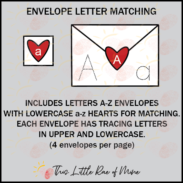 Valentine's Day Activity - alphabet - shapes - counting - Printable ...