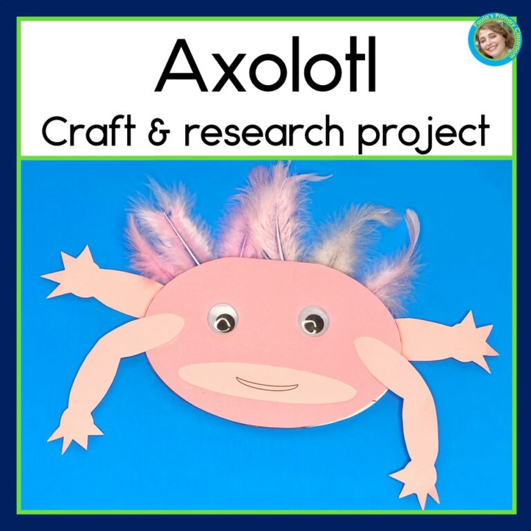 Axolotl Craft and Research Project | Made By Teachers