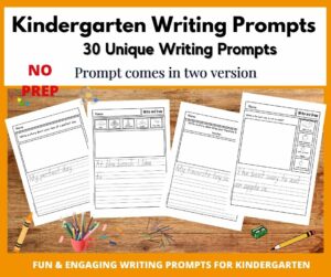 Opinion Writing Prompts for First Grade, No Prep Writing Prompts | Made ...