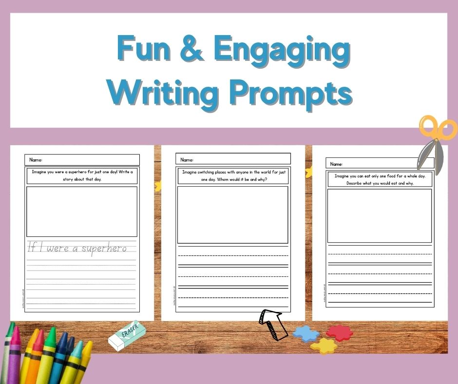 Kindergarten Writing Prompts, Kindergarten Morning Work, Kindergarten ...