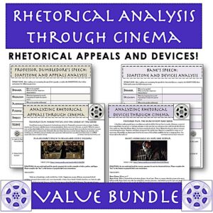 Rhetoric Through Cinema Bundle - Engaging SOAPSTone, Appeals, & Devices ...