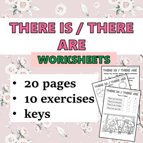 THERE IS THERE ARE worksheets ESL EFL English printable grammar ...