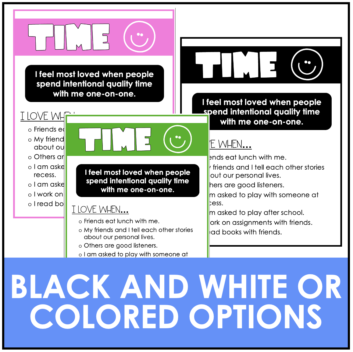 The 5 Love Languages Posters | Made By Teachers