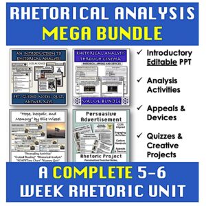Rhetorical Appeals & Devices Unit Bundle - A Complete Rhetorical ...