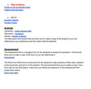 Complete Online Distance Learning 5th Math Number Patterns 5.A.1.1 ...