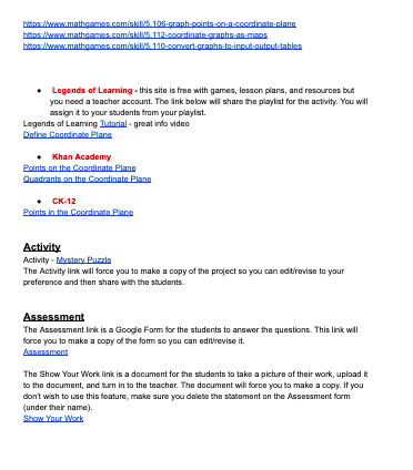 Complete Online Distance Learning 5th Math Graphing Number Patterns 5.A ...