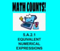 Complete Online Distance Learning 5th Equivalent Numerical Expressions ...