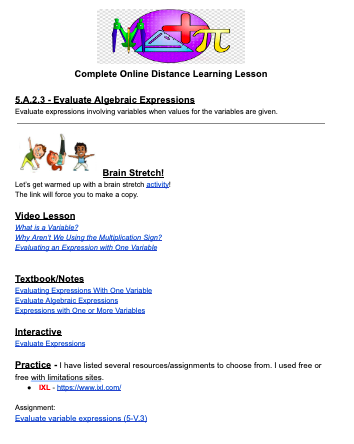 Complete Online Distance Learning 5th Math Bundle Algebraic Reasoning ...