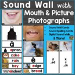 Sound Wall with Real Mouth Pictures & Photo Cards + Digital Science of ...