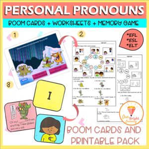 Pronouns | BOOM Cards | Bundle | Personal | Subject | Object ...