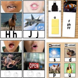 Sound Wall with Real Mouth Pictures & Photo Cards + Digital Science of ...