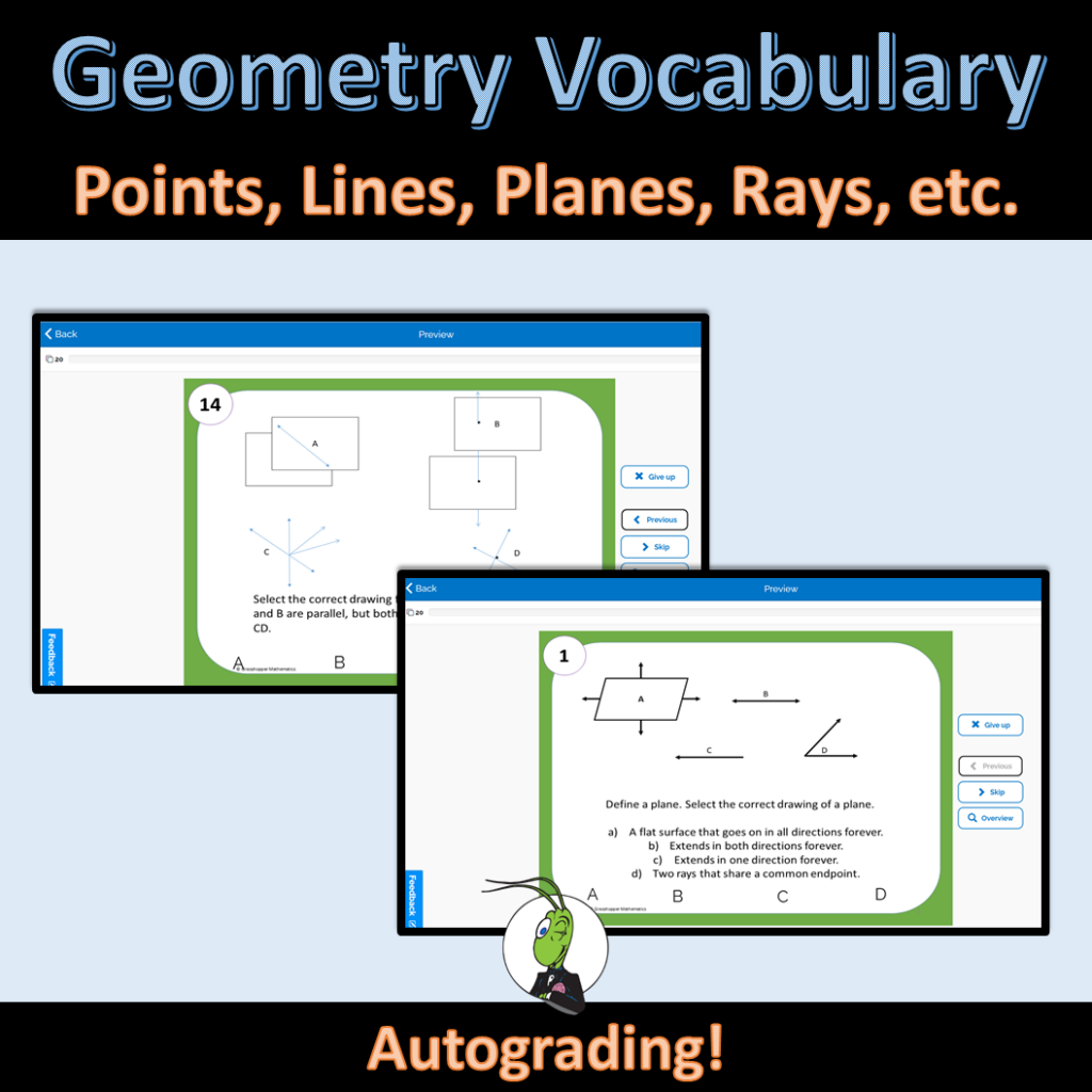 Geometry Vocabulary Drawing Boom Task Cards | Made By Teachers