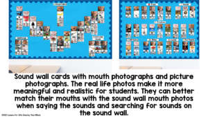 Sound Wall with Real Mouth Pictures & Photo Cards + Digital Science of ...