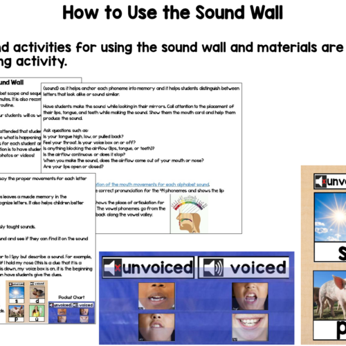 Sound Wall with Real Mouth Pictures & Photo Cards + Digital Science of Reading Bundle | Made By ...