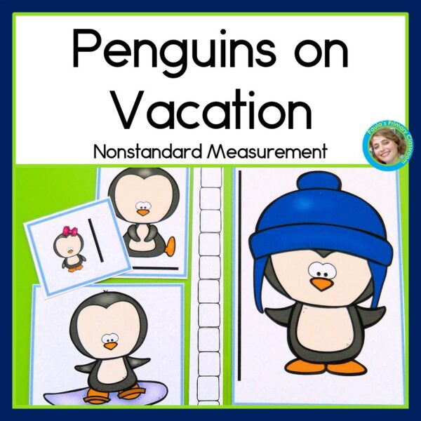 Penguins | Winter Nonstandard Measurement Activities Math Center | Made ...
