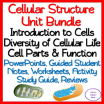 Cellular Structure and Function NO PREP Unit Bundle | Made By Teachers