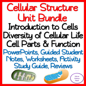 Cellular Structure and Function NO PREP Unit Bundle | Made By Teachers