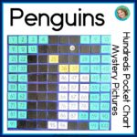 Penguin 100s Pocket Charts | Hundreds Chart Mystery Pictures January ...