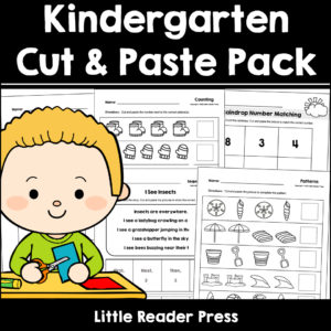 Kindergarten Cut & Paste Pack Vol. 1 | Made By Teachers