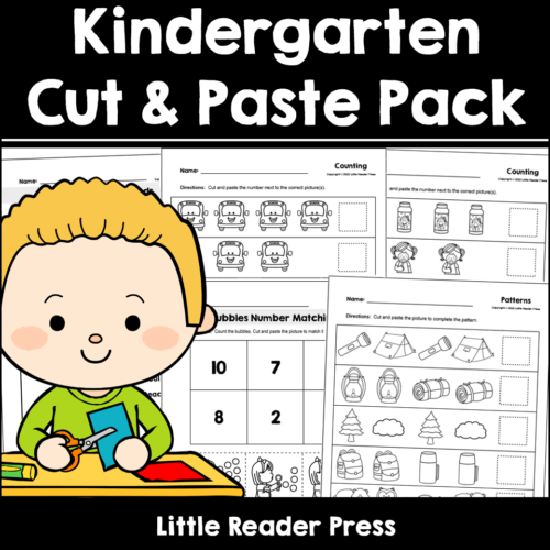 Kindergarten Cut & Paste Pack Vol. 2 | Made By Teachers