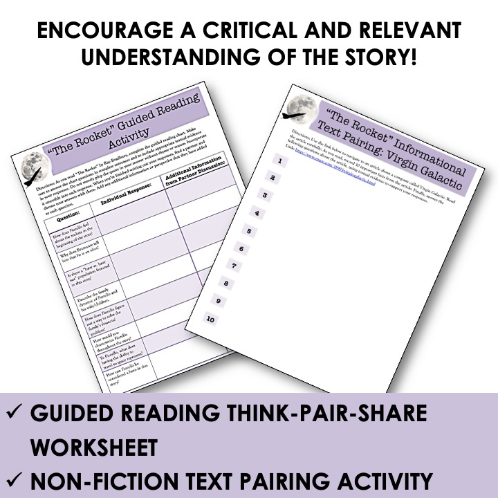 "The Rocket" by Ray Bradbury - Close Reading, Analysis, Writing Short ...