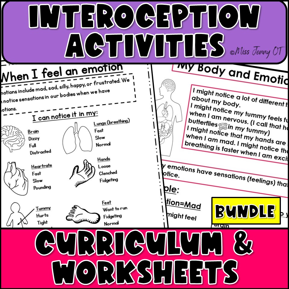 Interoception Self Regulation Editable PowerPoint Chart | Made By Teachers
