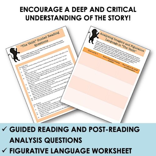 The Veldt by Ray Bradbury - Close Reading & Analysis Dystopian Short ...