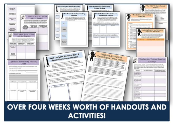 Dystopian Short Story Unit Bundle - 3 Stories, CCSS Aligned, Analysis ...