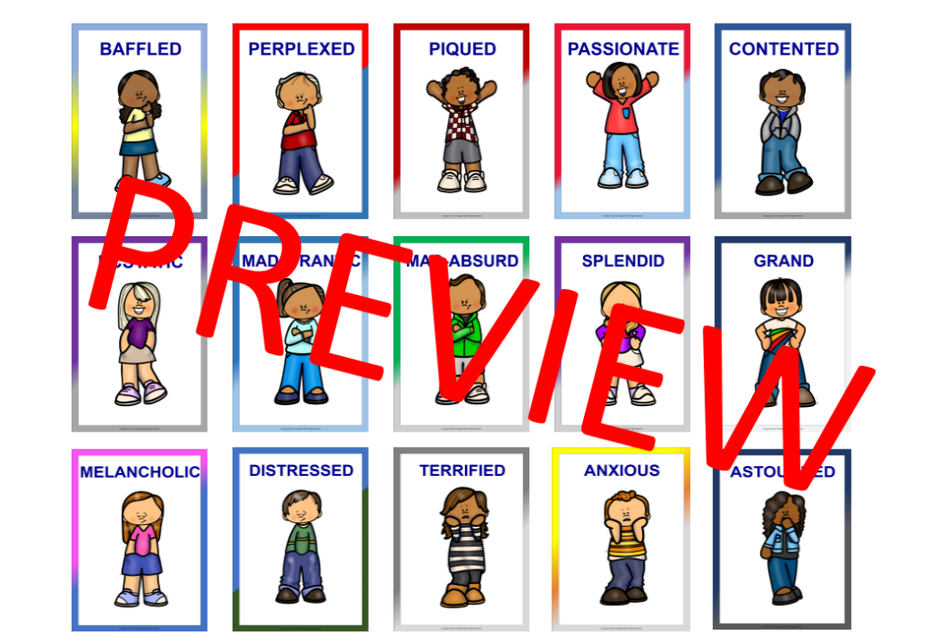 Tweens and Teens Feelings Flash Cards | Made By Teachers