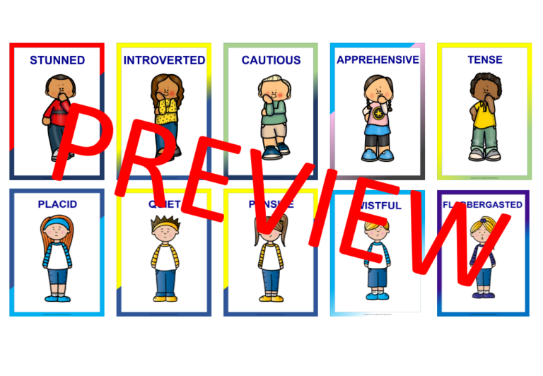 Tweens and Teens Feelings Flash Cards | Made By Teachers