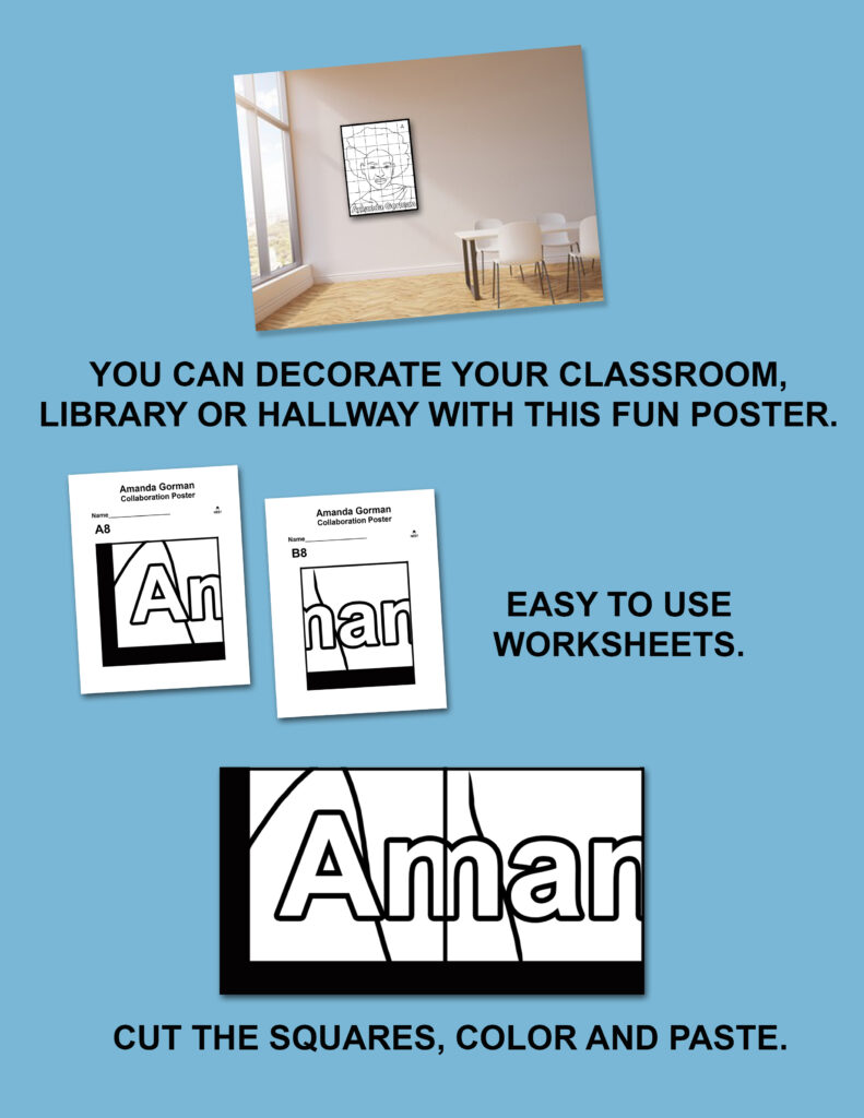 Amanda Gorman Collaboration Poster | Made By Teachers