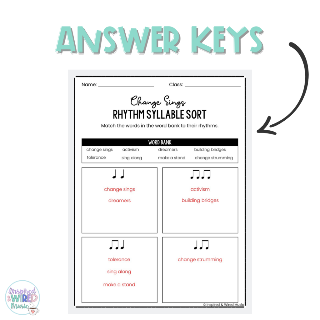 Change Sings No-Tech Sub Plans for Elementary Music | Made By Teachers