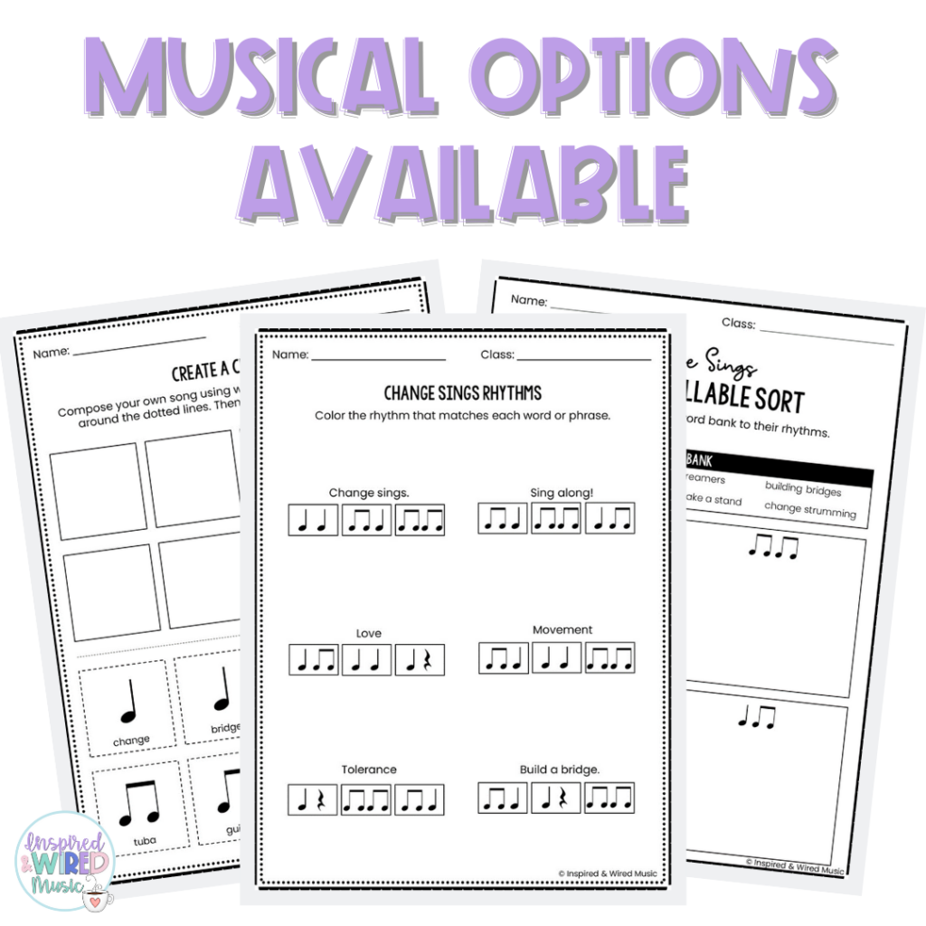Change Sings No-Tech Sub Plans for Elementary Music | Made By Teachers