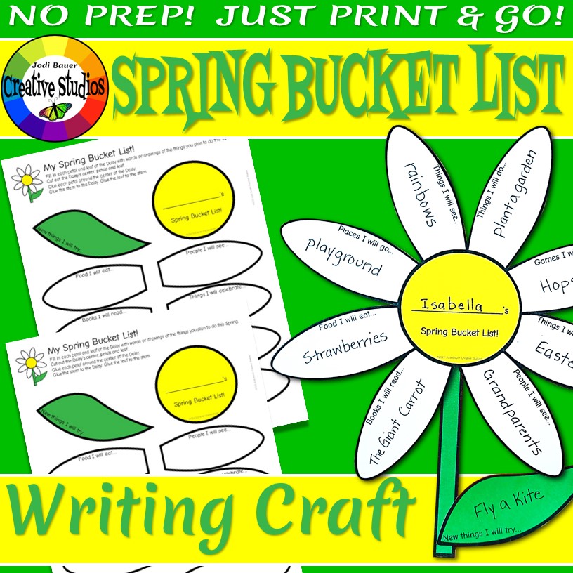 Seasonal Bucket List Craft Bundle! #2 | Made By Teachers