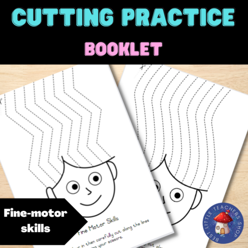 Cutting Practice with Scissors Kindergarten, Skills Fine Motor Skills ...