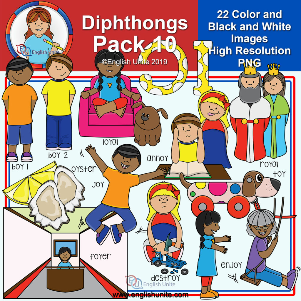 Clip Art - Diphthongs Pack 2 (eer sound) | Made By Teachers