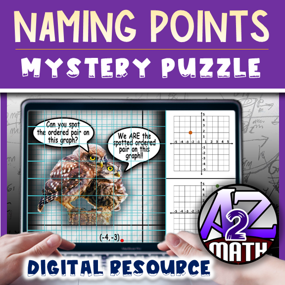 Identifying Coordinates Activity Digital Pixel Art Mystery Puzzle ...