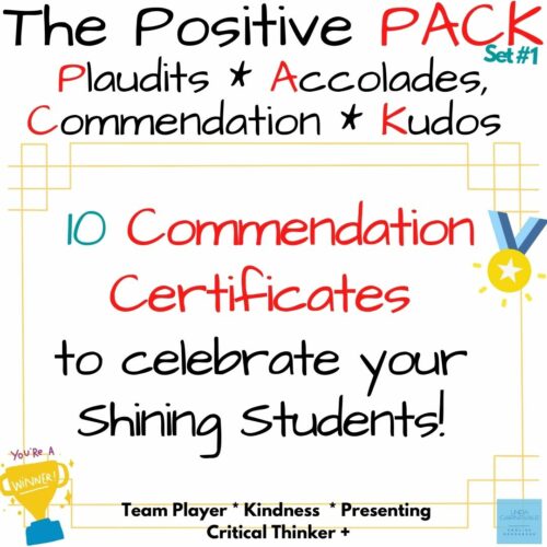 The Positive PACK: Set #1 | Made By Teachers